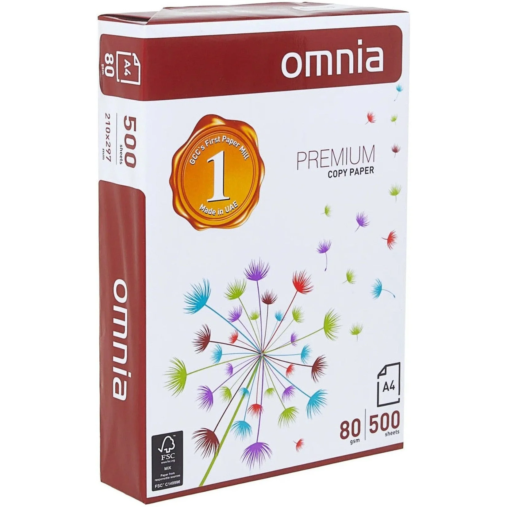 Omnia A4 Size Photocopy Paper - Al Maha Stationery
